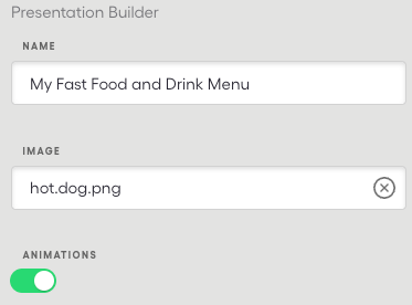 How do I display Menus on my Raydiant screens?