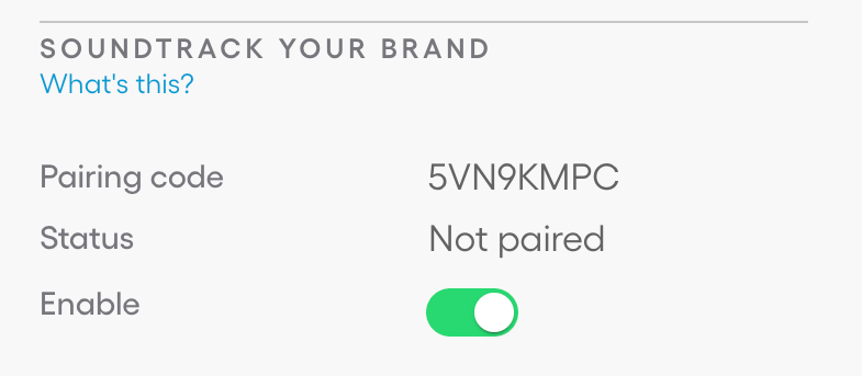 What is "ScreenRay Soundtrack Your Brand Pairing"?