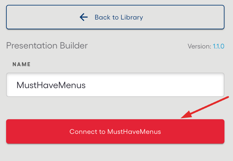How do I display Must Have Menus on my Raydiant screens?