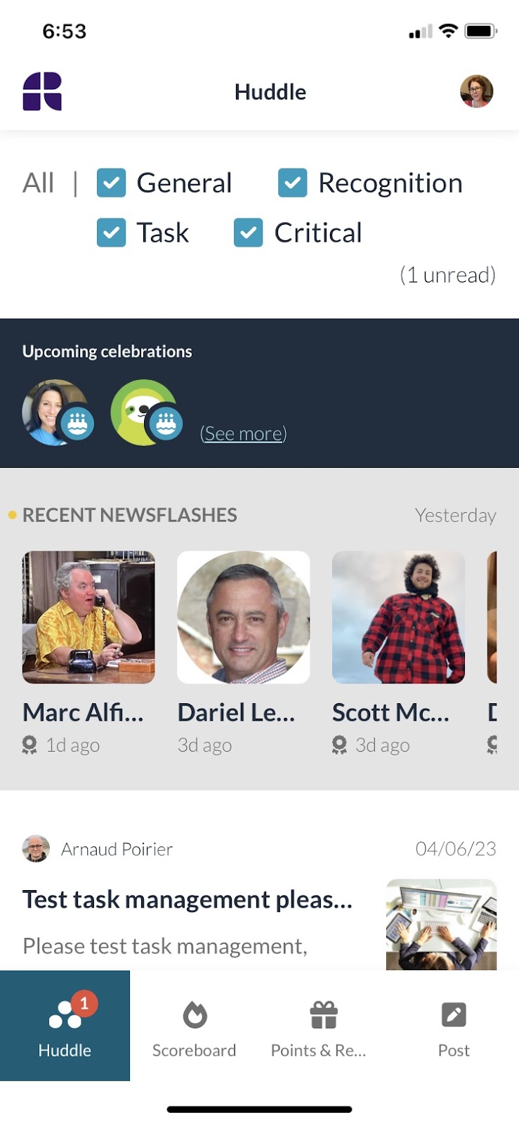 Employee Engagement Mobile App