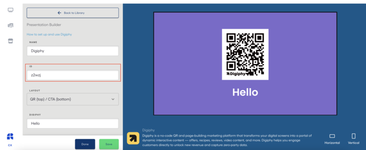 How do I display Digiphy on my Raydiant screens?