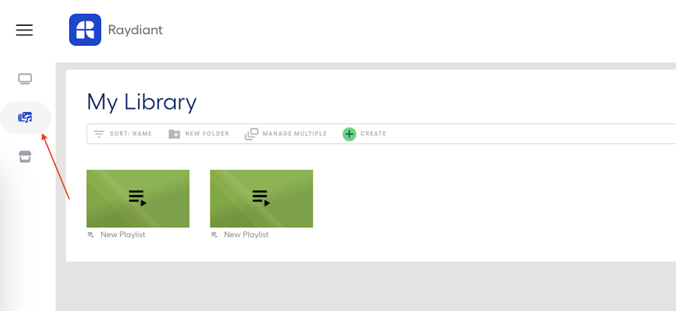 How do I edit my existing library content?
