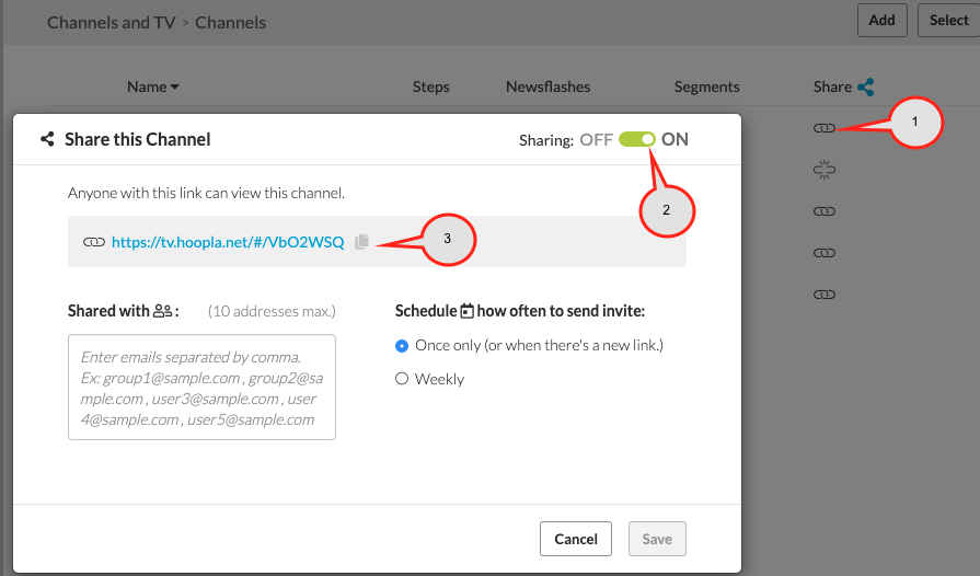 Utilising Channel Links (Raydiant Engage)