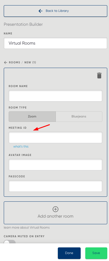 How do I display Virtual Rooms on my Raydiant screens?