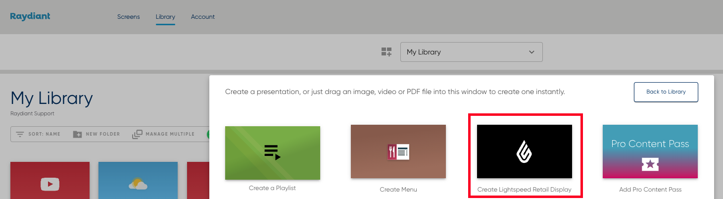 How do I display my Lightspeed Retail products & services menus on my ...