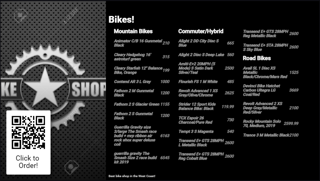 How do I display Lightspeed Retail products & services menus on my ...